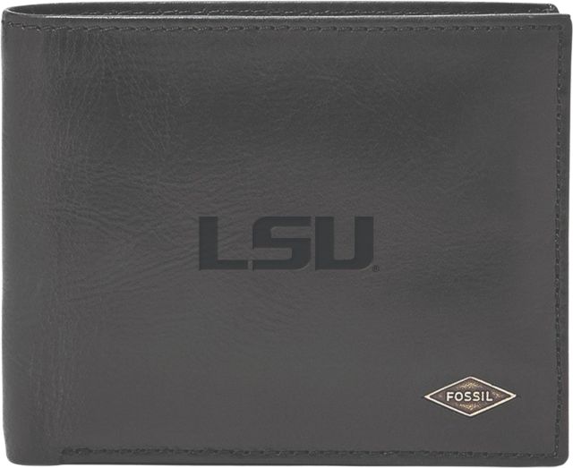 LSU Tigers Fossil RFID Leather Wallet – College Nation